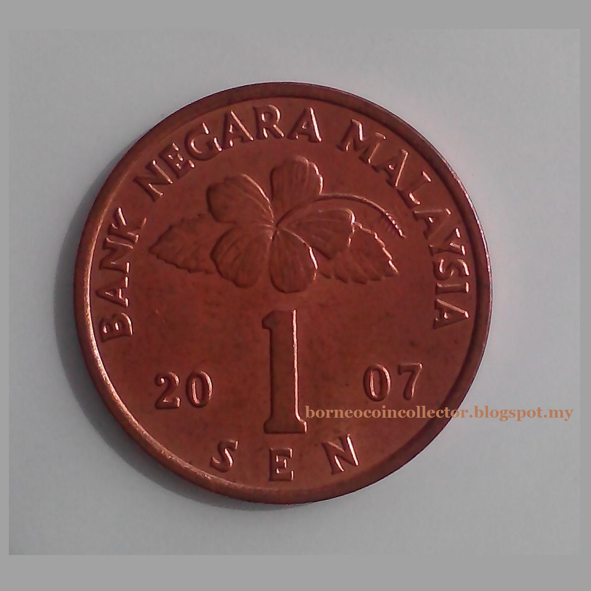 Koleksi Syiling 1 Sen Malaysia Siri kedua (Siri Bunga Raya)