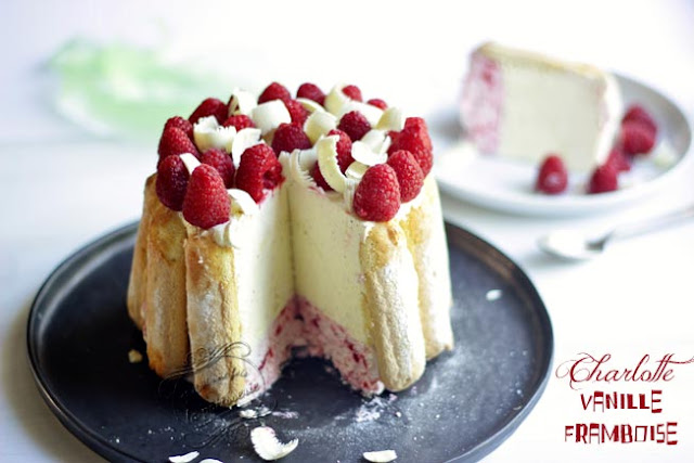 Charlotte vanille framboises : Il était une fois la pâtisserie