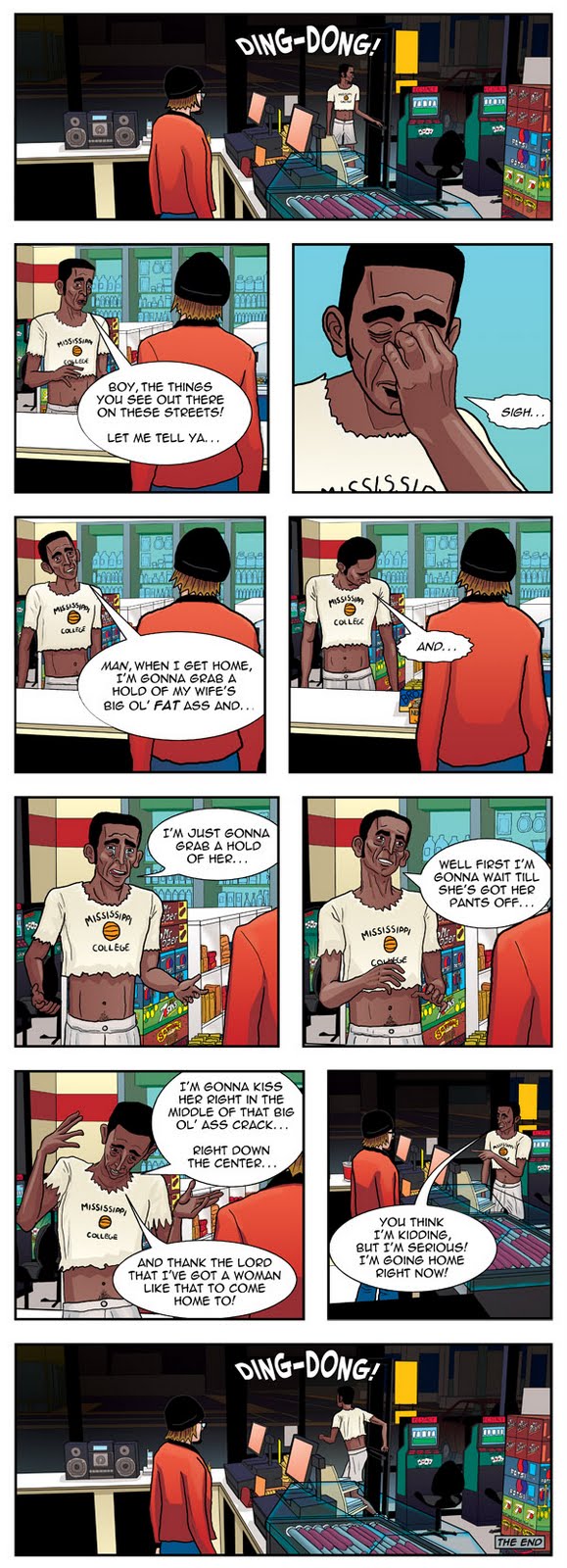 Misfit Robot Daydream: Comic: Ding-Dong!