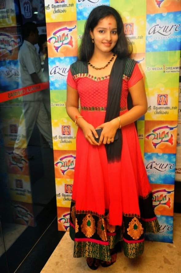 Actress Malavika Menon Cute Red Churidar Stills - Cine Gallery