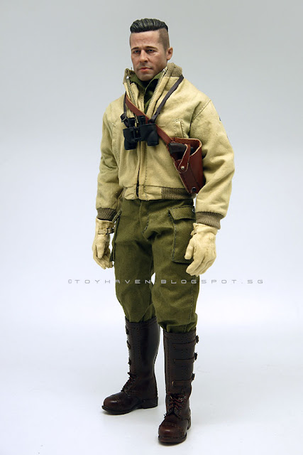 toyhaven: Kitbash 1:6 scale Brad Pitt as WWII U.S. Army staff sergeant ...