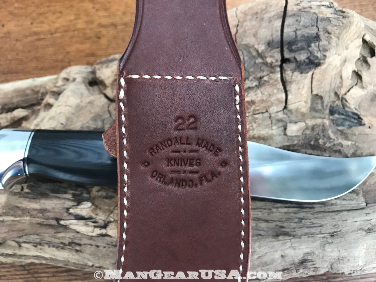 Man Gear: Randall Made Model 22 Outdoorsman Black Micarta