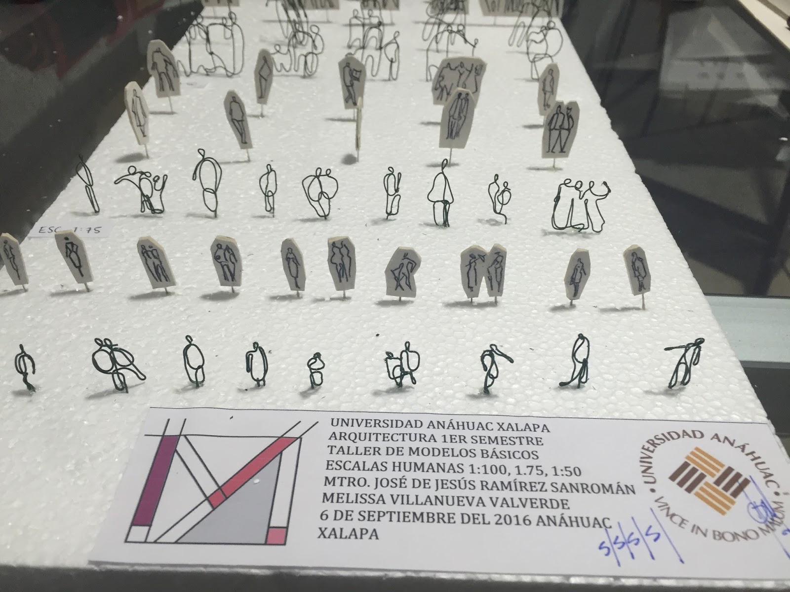 Taller de Modelos: Escalas humanas 1:100, 1:75 y 1:50