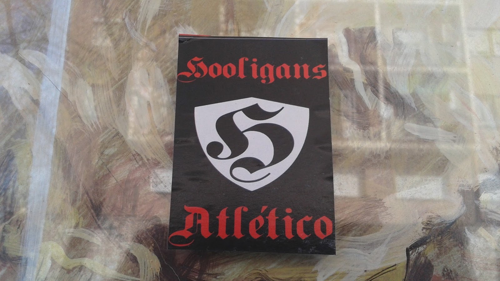 Pegatinas y Gradas: Pegatina HOOLIGANS ATLÉTICO