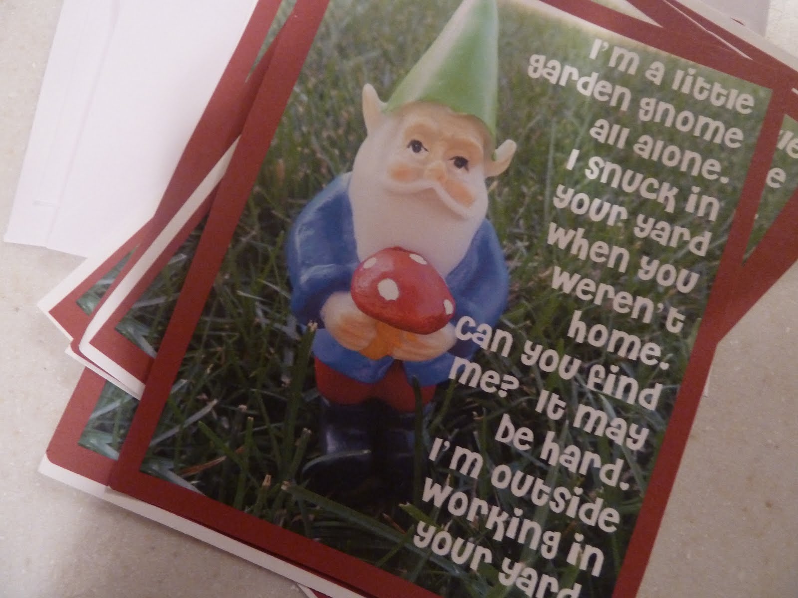 Sometimes Creative: Gnome Fun