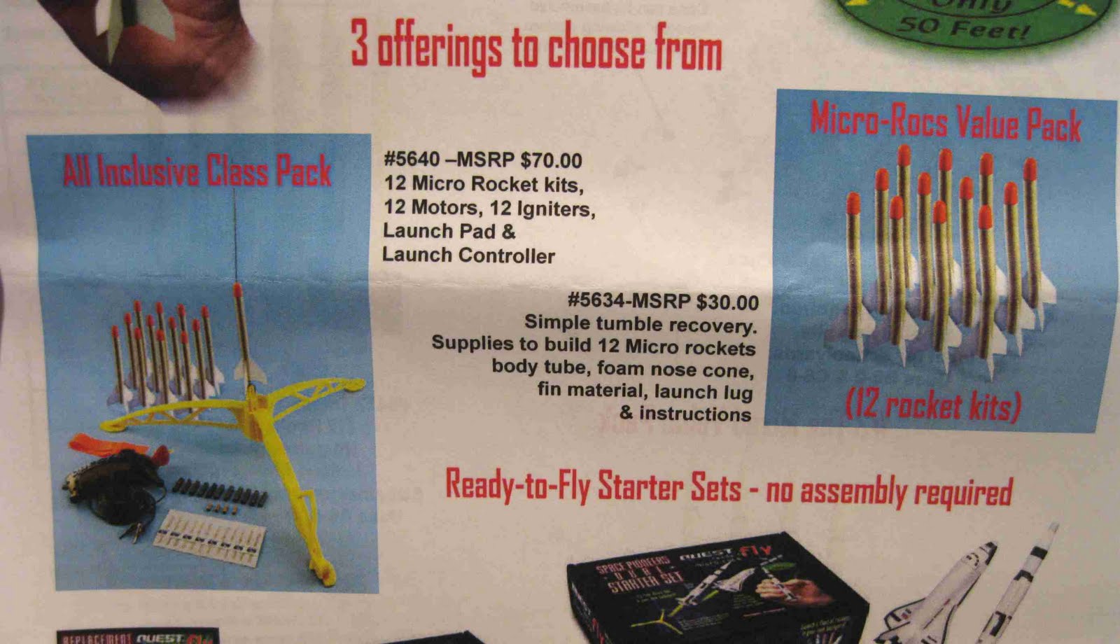 Model Rocket Building: New MicroMaxx Offerings from Quest