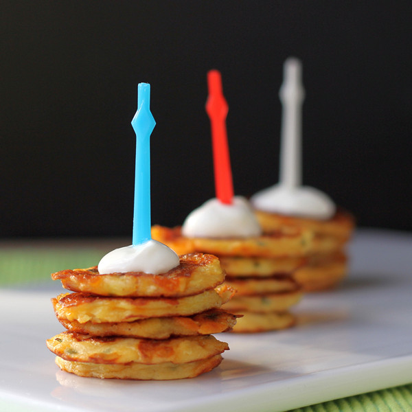 Cookistry: Mini Pancakes with Creme Fraiche
