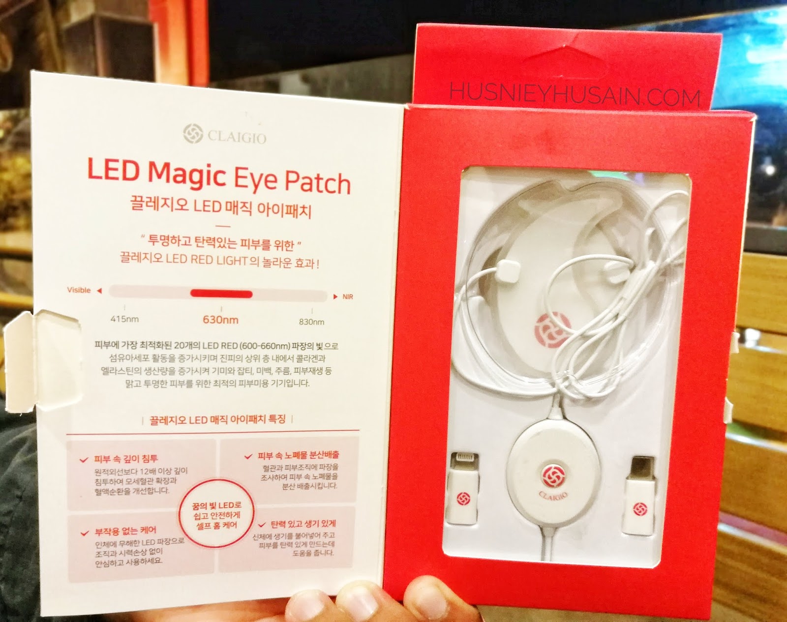 Terapi Kulit Wajah Dengan Claigio LED Magic Eye Patch | Made In Korea ...