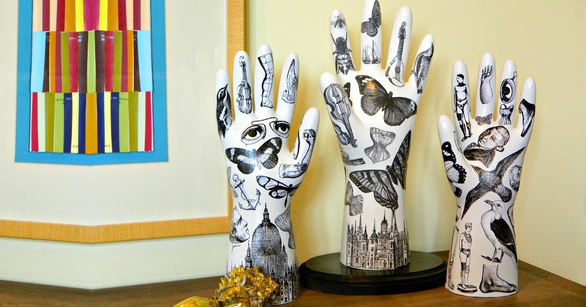 Mark Montano: Tattooed Plaster Hands (Fornasetti Inspired)