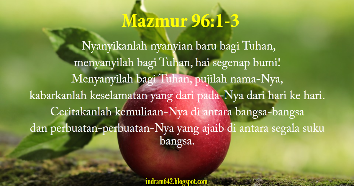 GBI WARAKAS INDAH: Mazmur 96:1-3