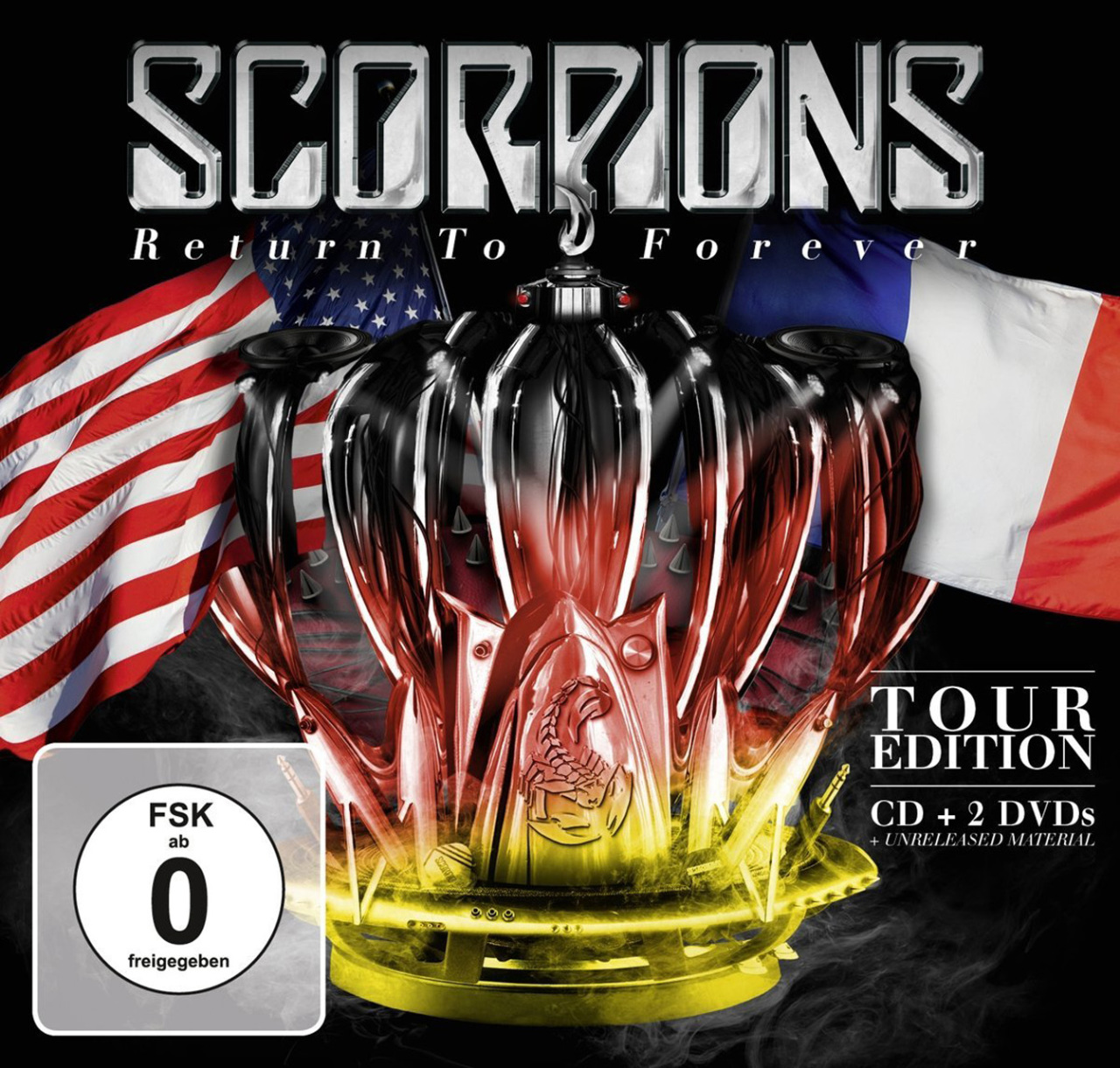 Scorpions: Tour Edition de Return to Forever com faixas bônus e DVD duplo