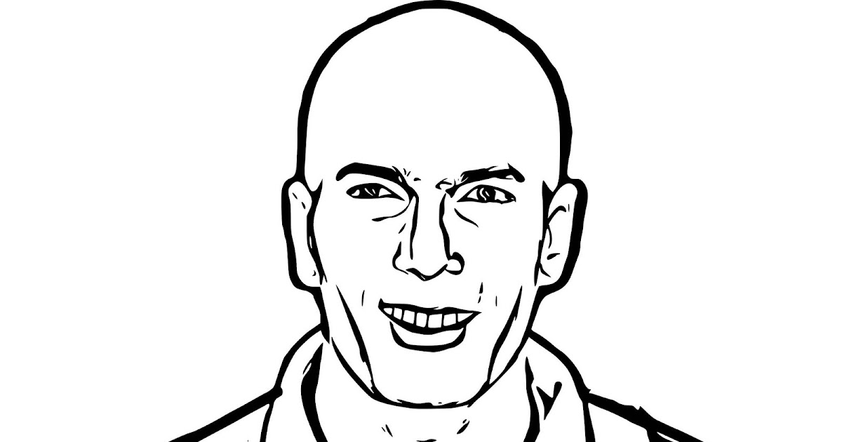 Zinedine Zidane | CC0 Amazing famous celebrities vectors, silhouettes ...