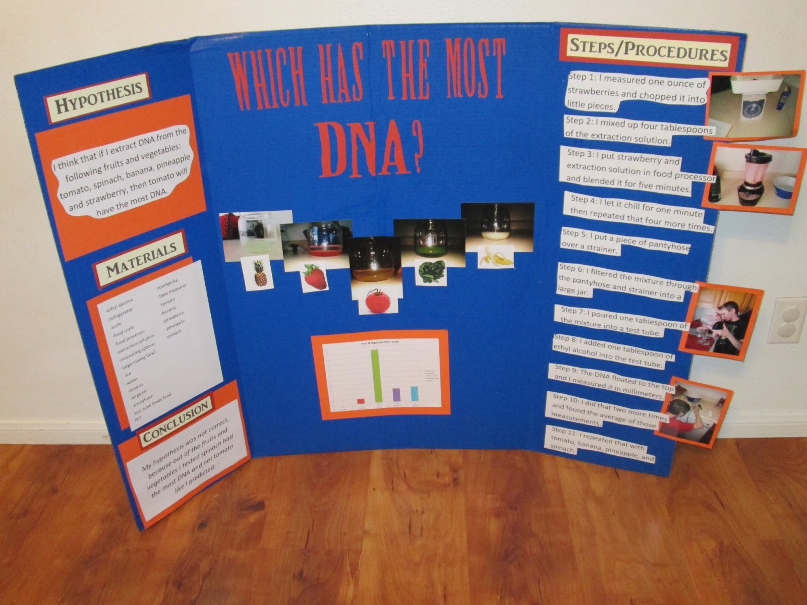 ELLISON: Tanner's Science Fair Project