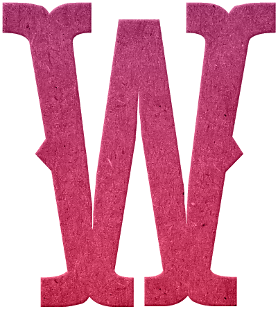 Abecedario Rosa en Fieltro. Pink Alphabet in Felt. - Oh my Alfabetos!