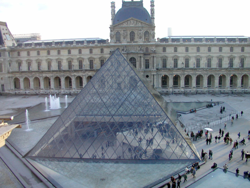 Louvre Pyramid - Most Famous Places