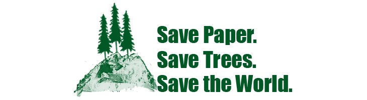 Save the paper Save the planet by faraz
