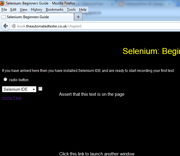 Selenium-By-Arun: 307. Using click( ) predefined method for selecting a ...