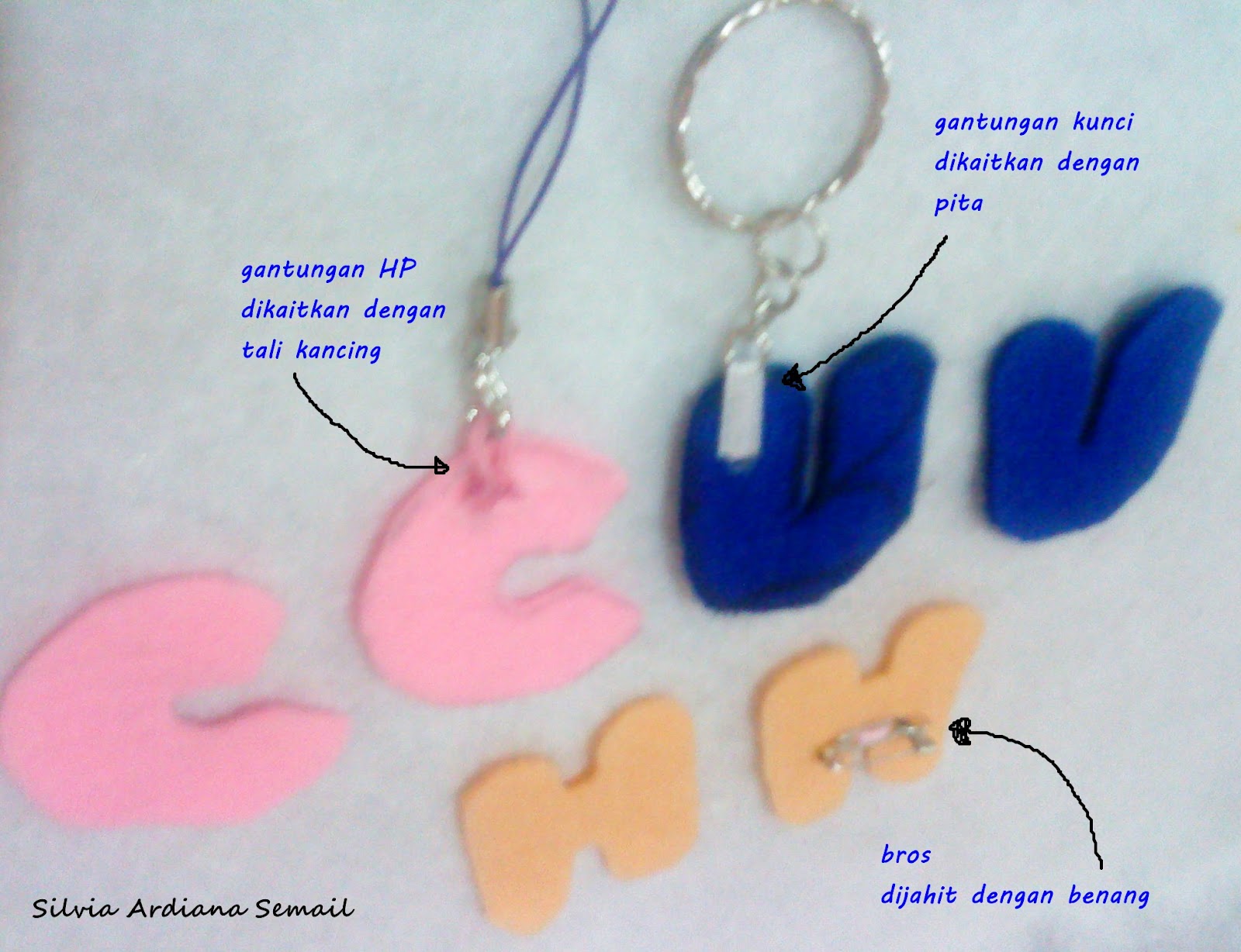 Cara Membuat Gantungan Kunci, Aksesoris Bunga, dan Menghias Kotak Tisu ...