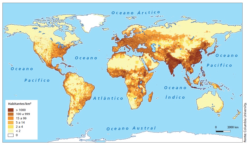 Geografalando : DISTRIBUIÇÃO DA POPULAÇÃO MUNDIAL