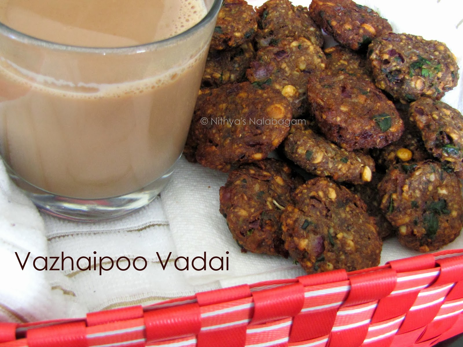 Vazhaipoo Vadai | Banana Flower Recipes |Nithya's Nalabagam