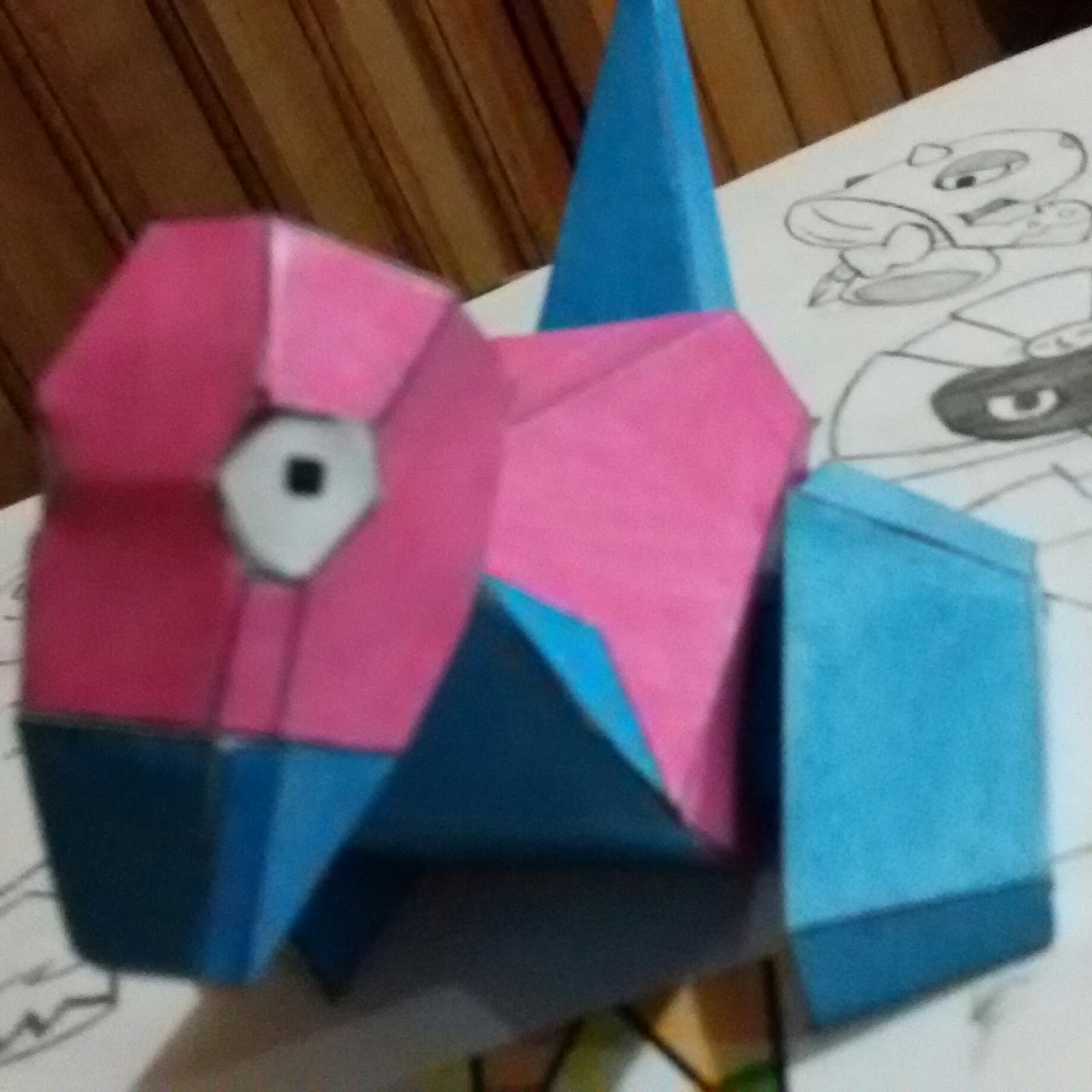 Tutorial Papercraft Porygon 3D