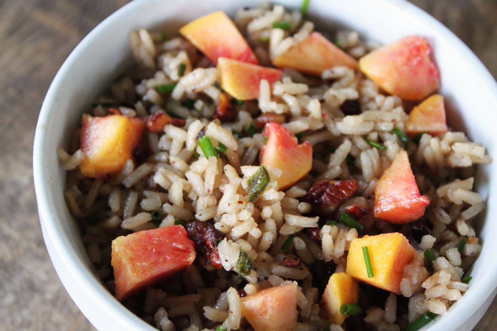 Mimi's Kitchen: Jalapeno Peach Rice