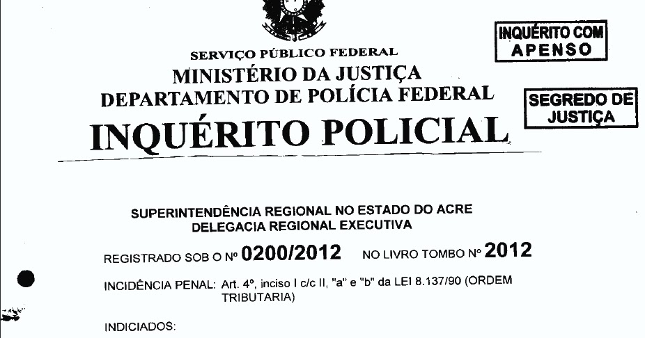 Altino Machado Exclusivo Veja O Inquérito Da Operação G 7 Apresentado