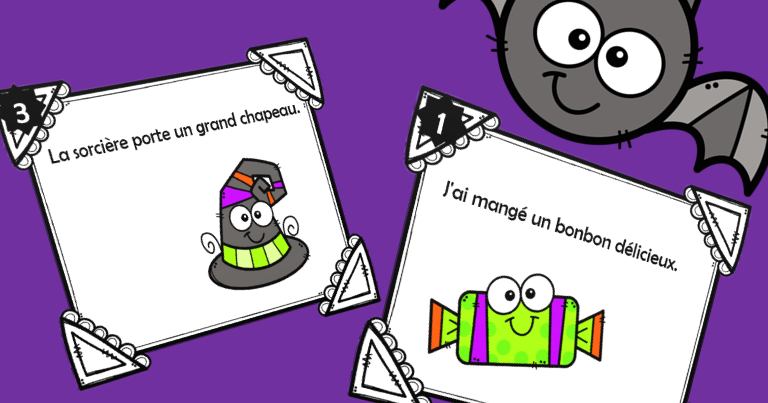 la classe de caro.: Trouve les adjectifs - L’Halloween - Cartes à tâches