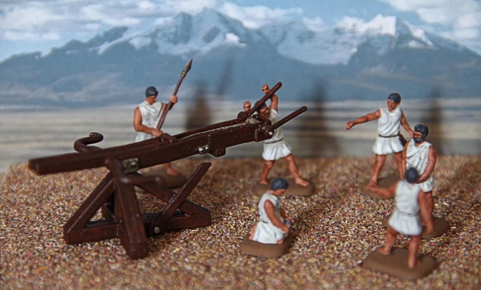 Michael's 1/72 Figuren: Greek Catapult 1/72