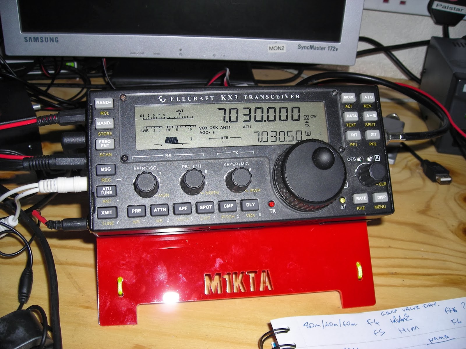 M1KTA's QRP ham radio blog: Beginning to populate the shack...