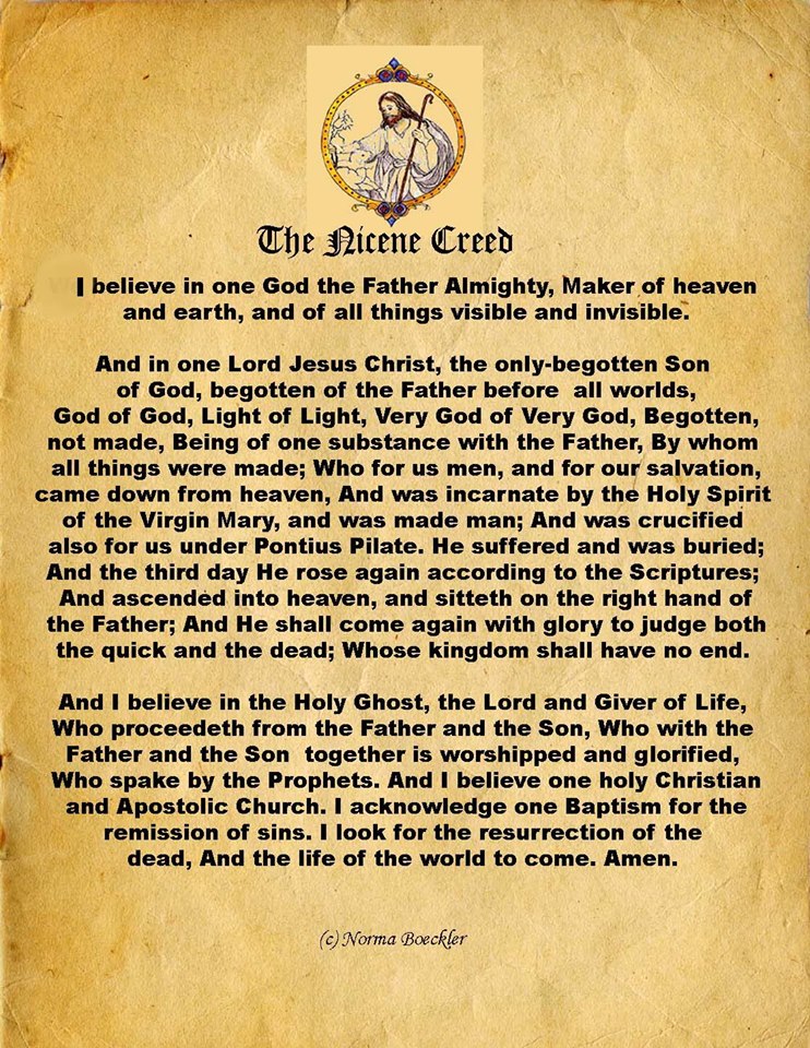 Ichabod, The Glory Has Departed: Why care about the Nicene, Apostles ...