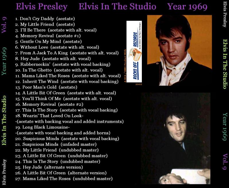 ELVIS JAR: - ELVIS IN THE STUDIO 1969 VOL. 9