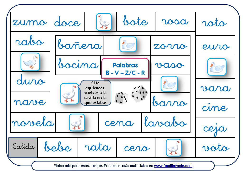 RECURSOS Y ACTIVIDADES PARA EDUCACIÓN INFANTIL: JUEGOS DE MESA DE LECTURA