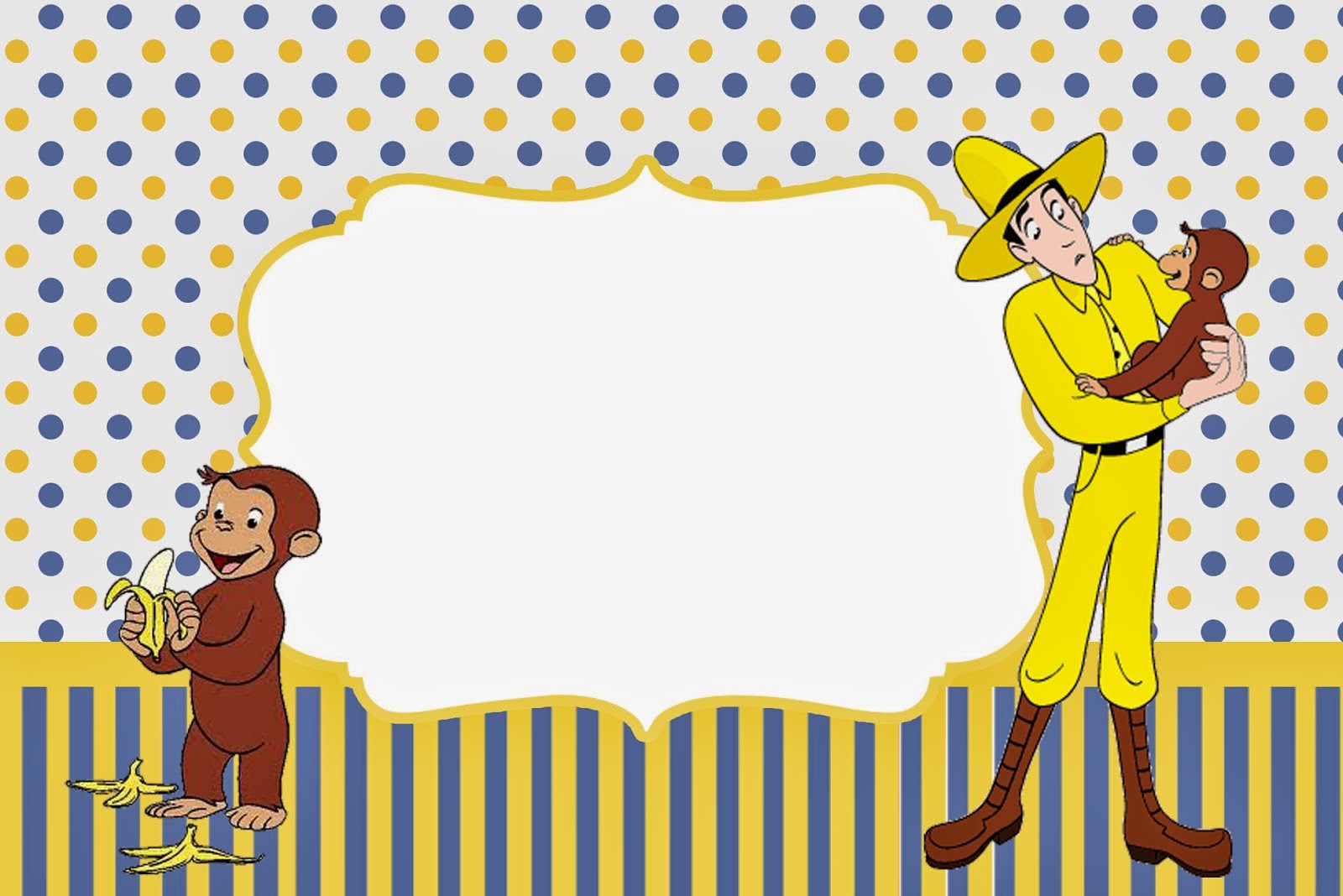 Jorge el Curioso: Invitaciones Para Imprimir Gratis. - Ideas y material ...