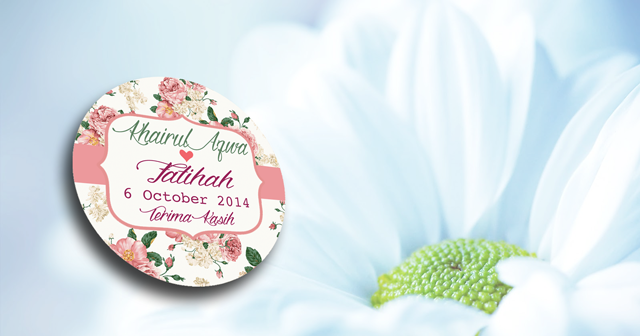 AZ Label Name Stickers Printing: Design Sticker Kahwin Murah....Untuk ...