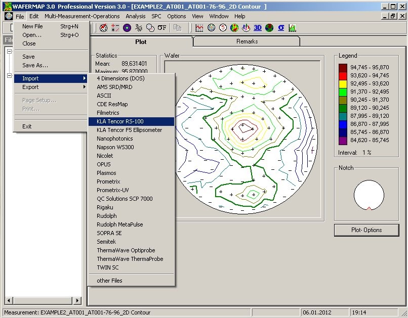 Semiconductor Metrology Software: WAFERMAP Features - what can you do ...