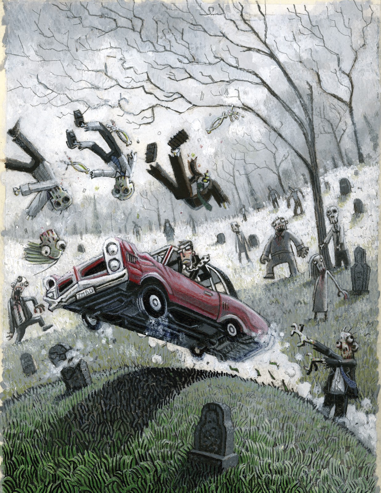 Steve Hamann Art: Night of the Living Dead