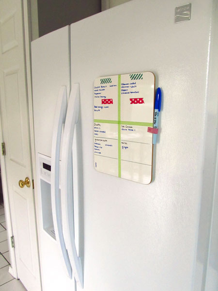 Happy Food Happy Home: How to Make a DIY Magnetic Message Board Happy ...