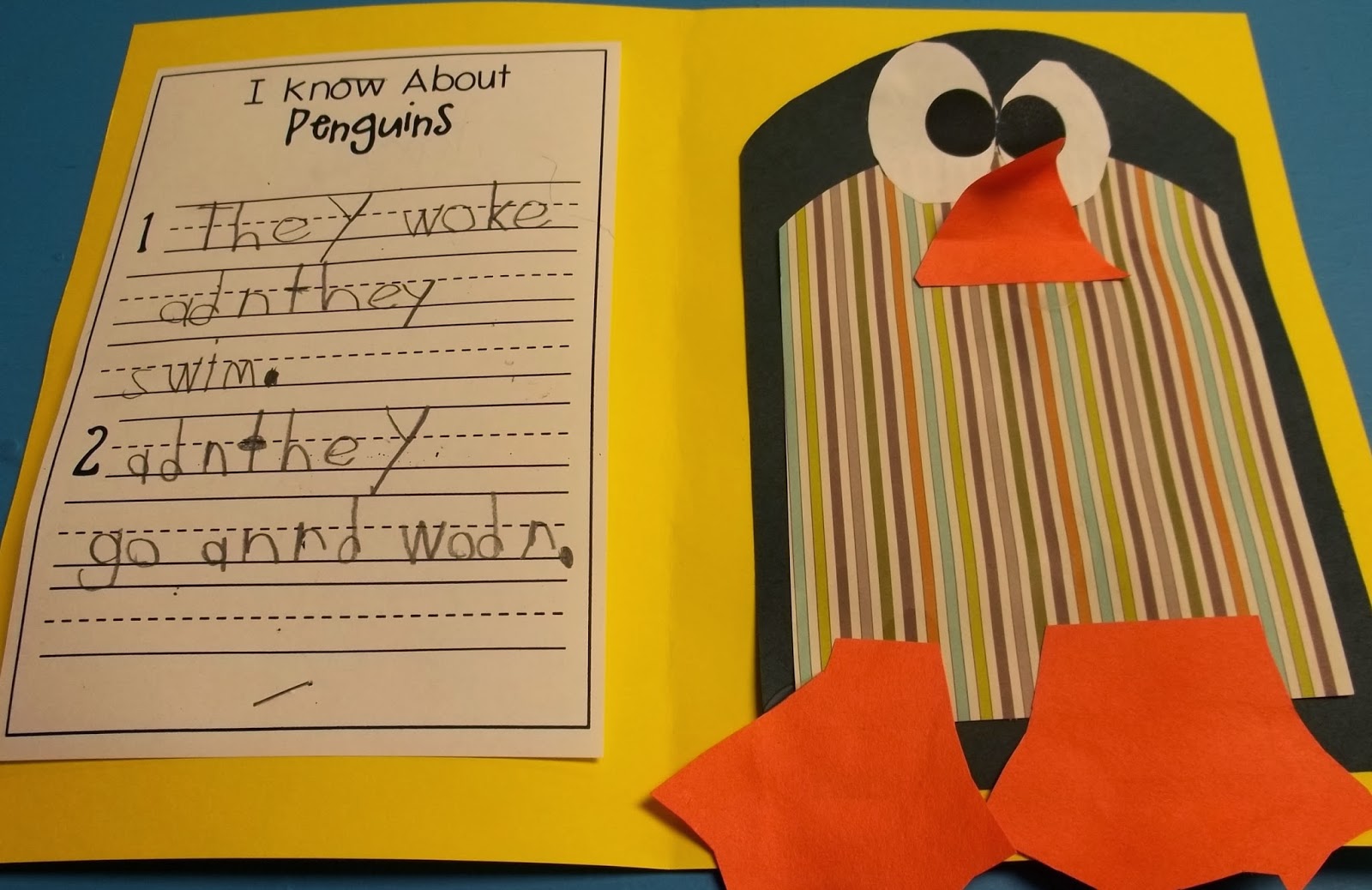 Color, Cut and Glue: Math Tubs, Penguins, and a Freebie