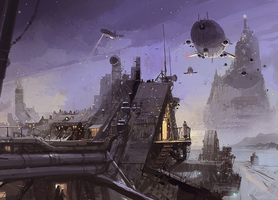 Ian McQue's Mortal Engines Concept Art Design | Mortal Engines: Books ...