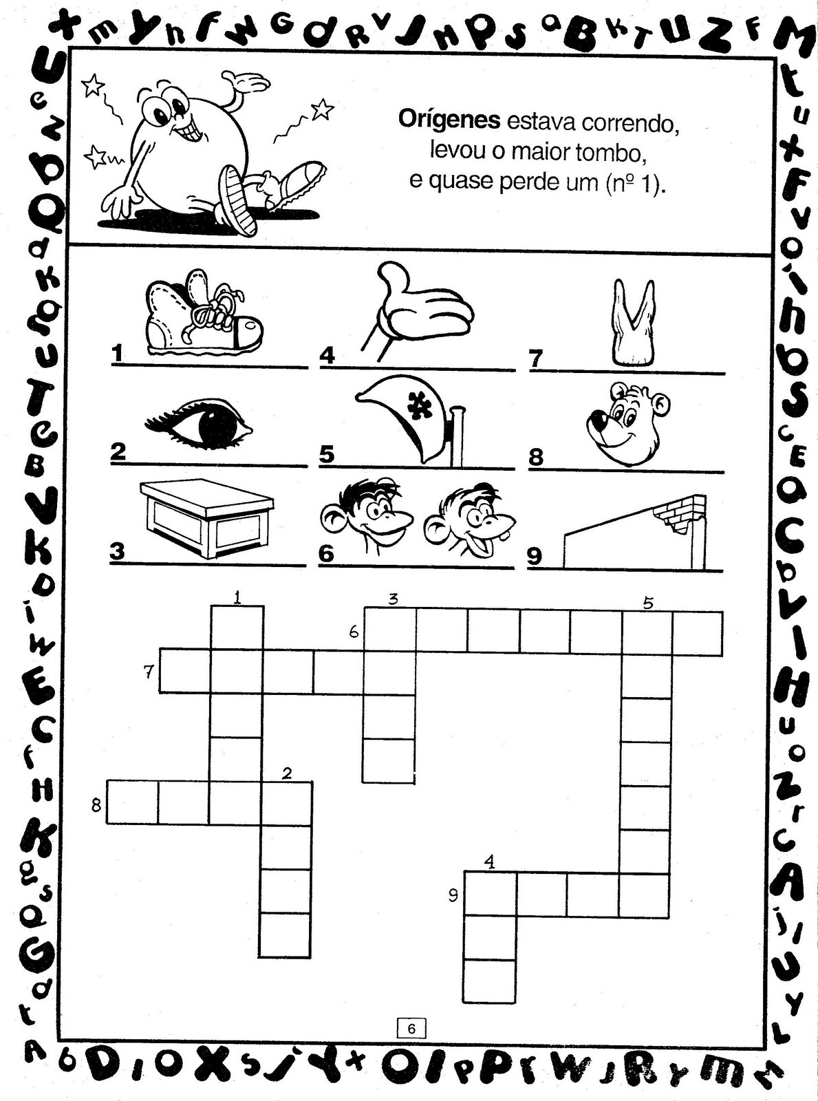 Cruzadinha Infantil Para Imprimir - RETOEDU