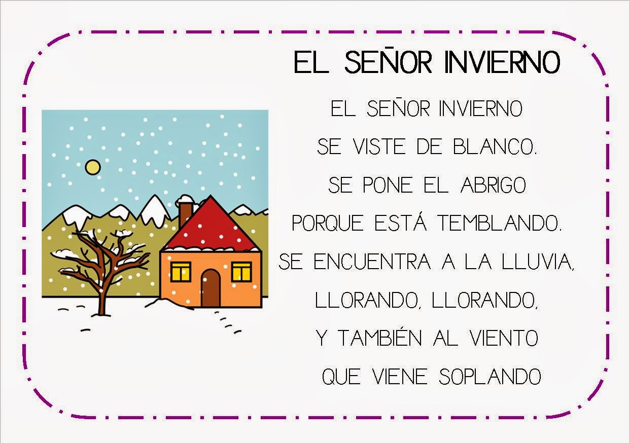POESIAS SOBRE LAS ESTACIONES DEL AÑO | Recursos tic para infantil