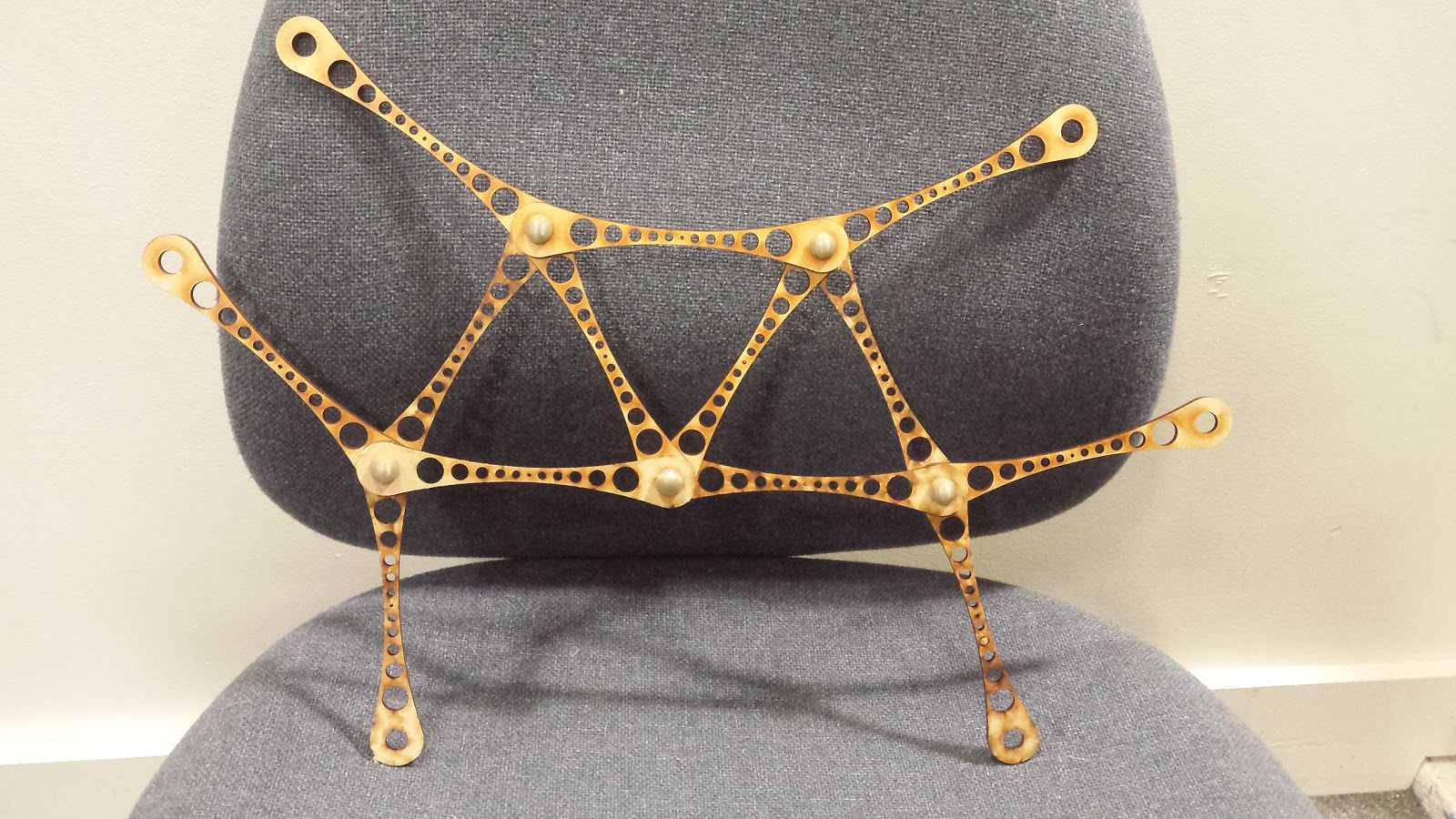 Digifab 2016: 3D printed union on new laser cut struts