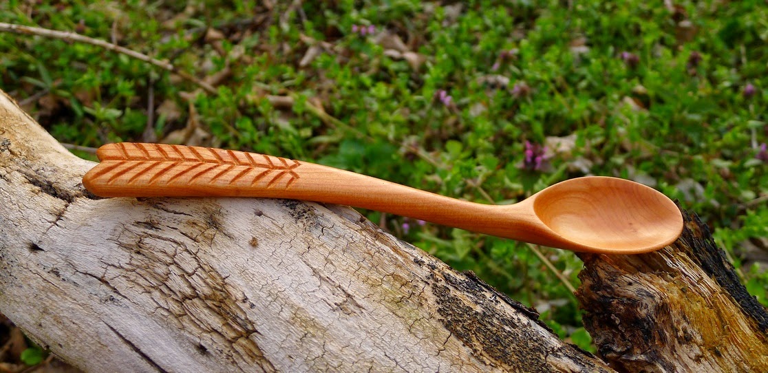 WOODEN SPOON INSPIRED FROM NATURE: pentru ca e din lemn de cires