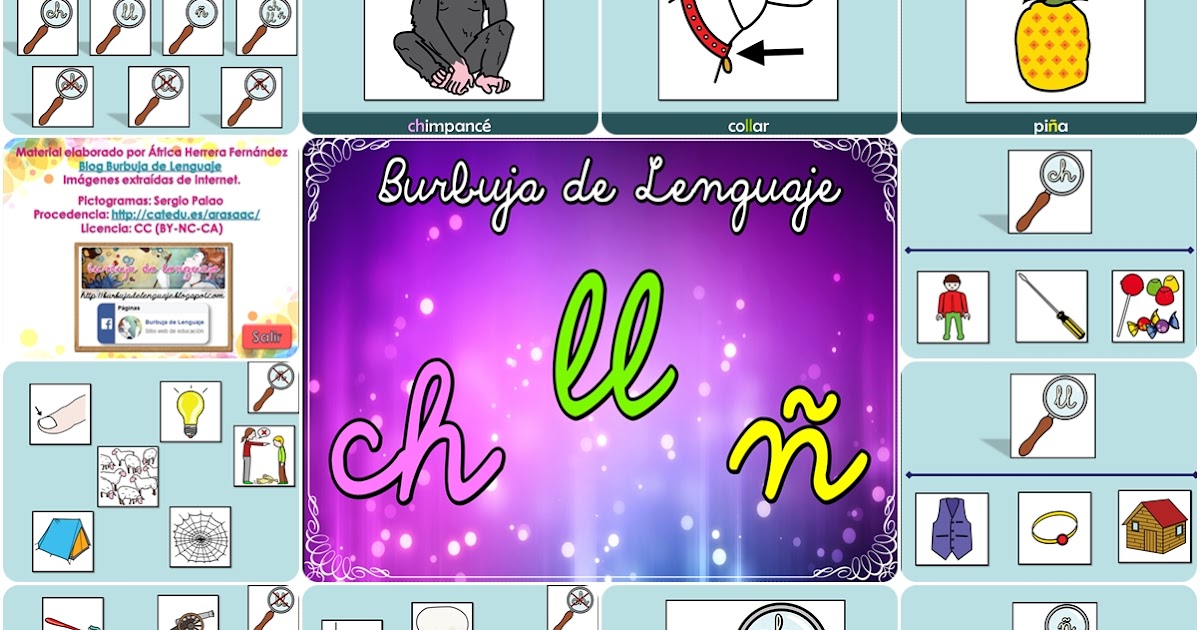 Burbuja de Lenguaje: CH - LL - Ñ
