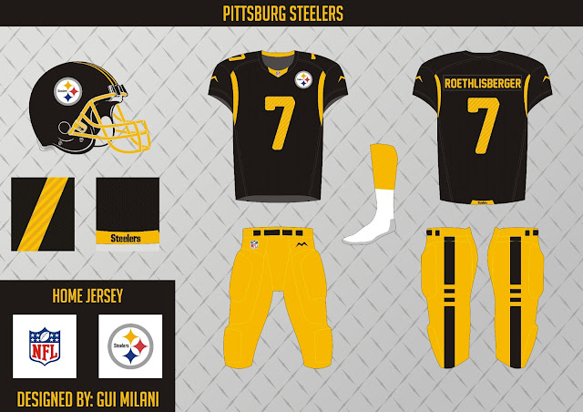 Midsports Design by Gui Milani: Pittsburgh Steelers