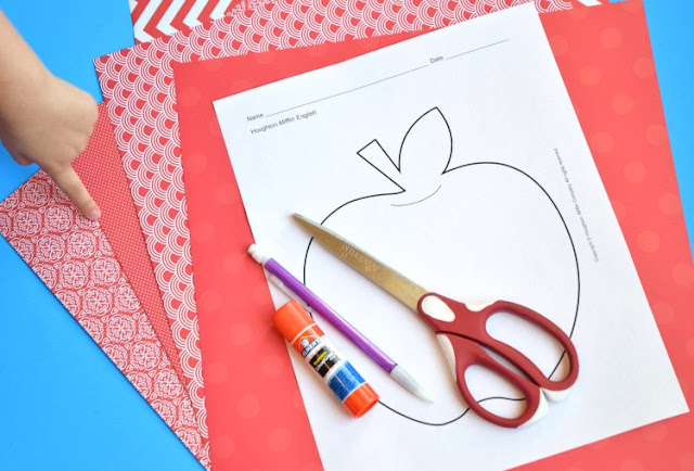 Paper Weaving Apples | What Can We Do With Paper And Glue