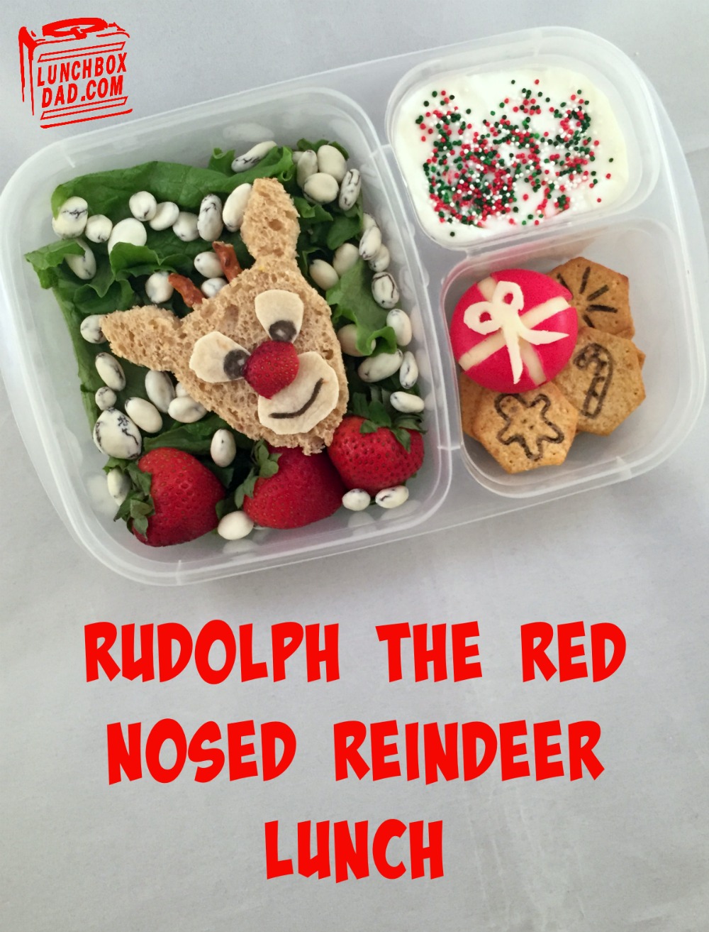 Lunchbox Dad: Rudolph Lunch and Big Magical Holiday Giveaway