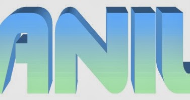 3D Name Logos: Anil 3D Name Logo