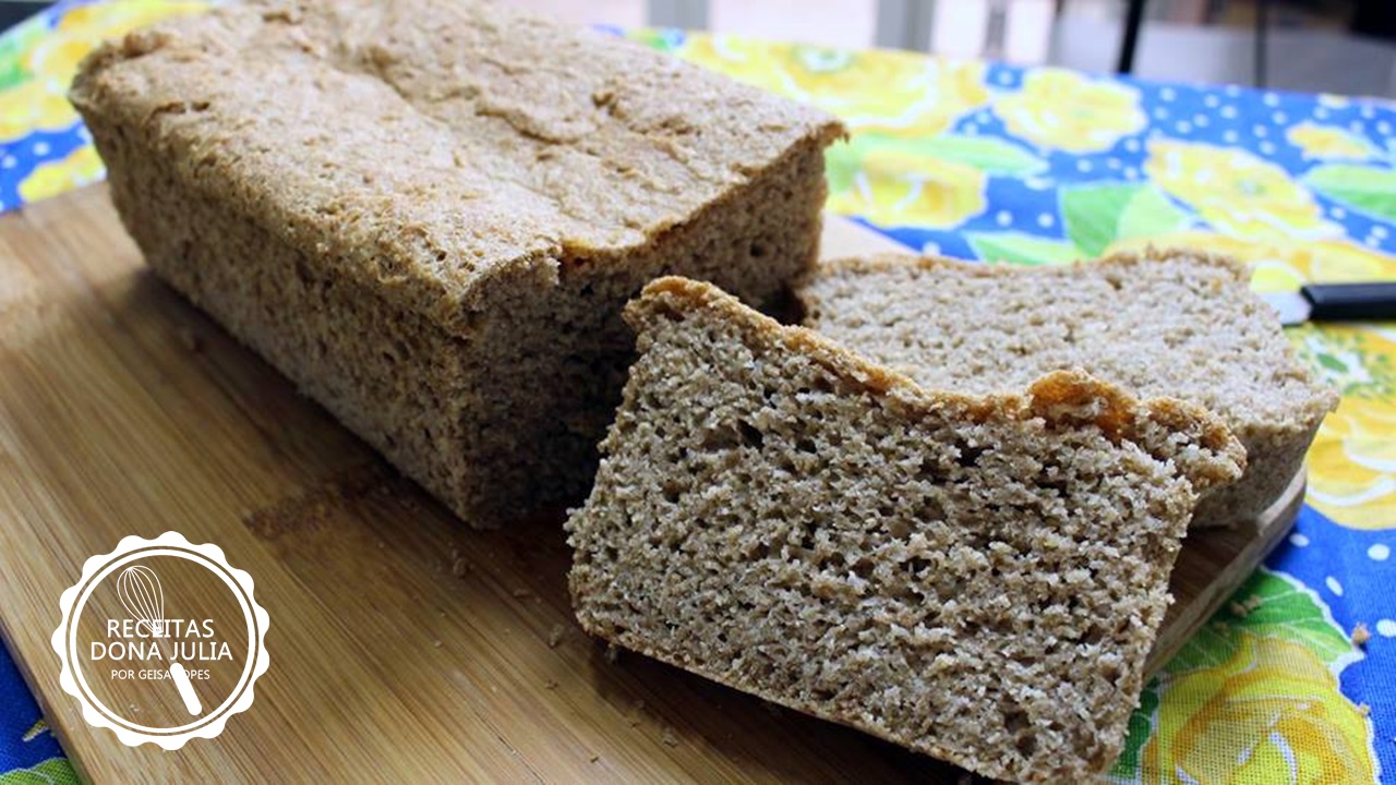 PÃO INTEGRAL – Receitas Dona Julia